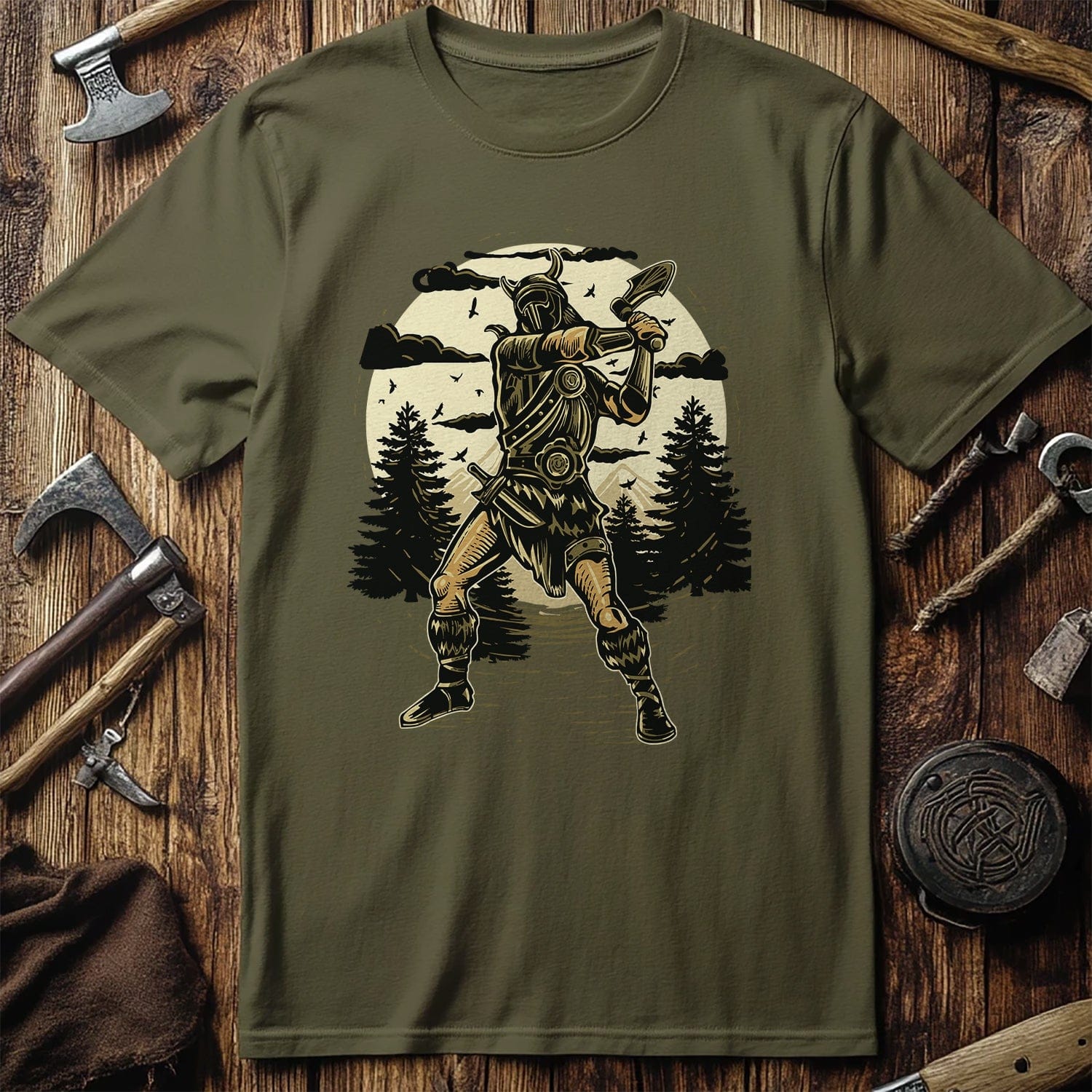 Viking Swing Axe T-Shirt – Raidthecloset